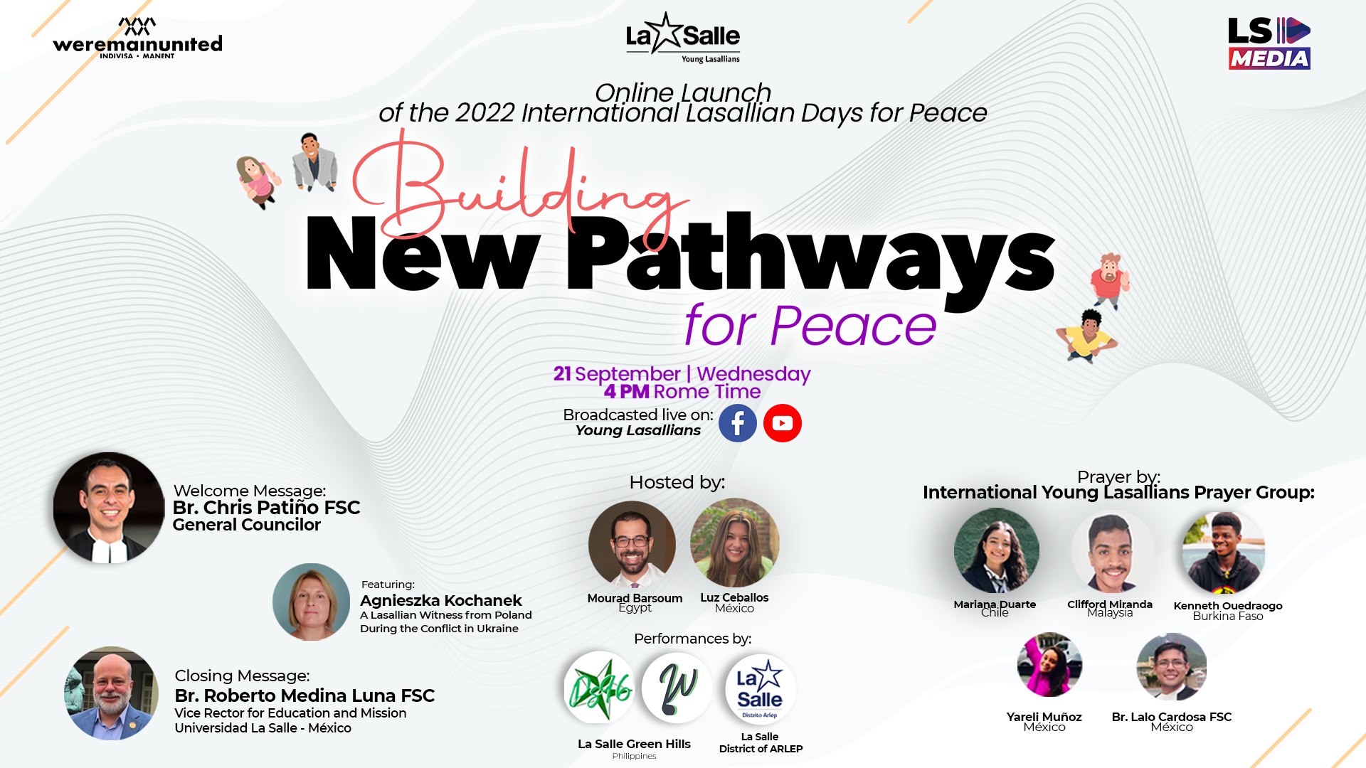 Building New Pathways For Peace – La Salle Worldwide | lasalleorg | Rome